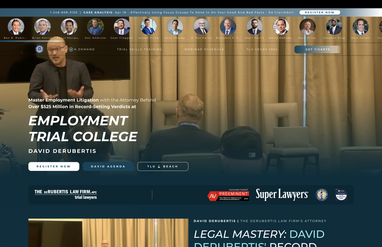 David de Rubertis Masterclass